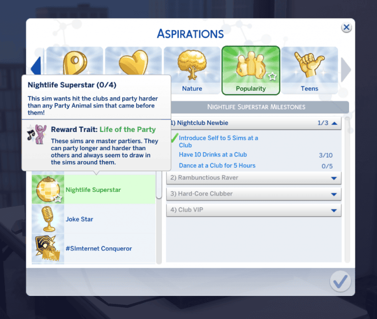 36+ Super Fun Sims 4 Custom Aspirations You Need in Your Game (Sims 4 ...