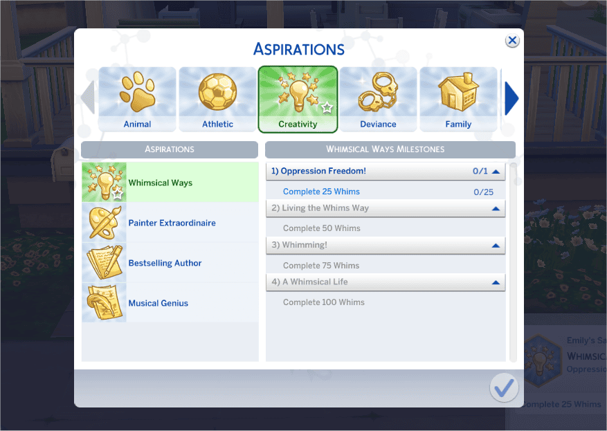 36+ Super Fun Sims 4 Custom Aspirations You Need in Your Game (Sims 4 ...