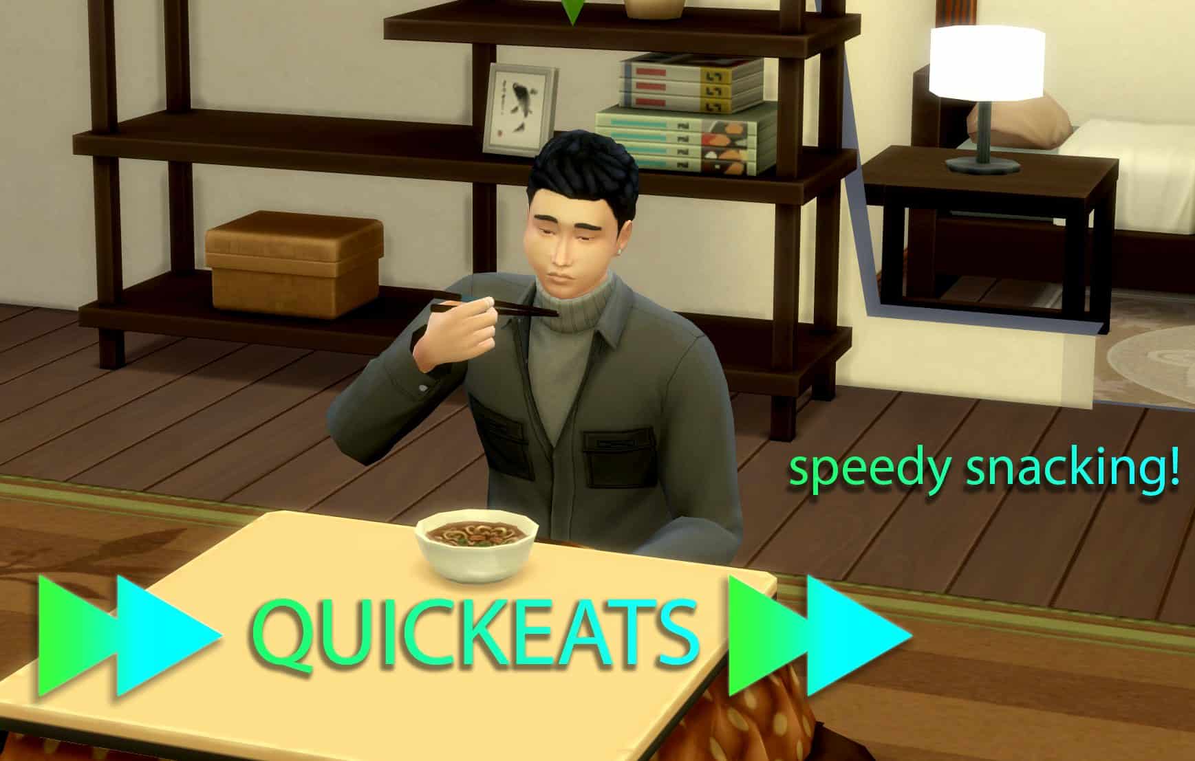 How to Make Sims Eat Faster: Sims 4 Faster Eating Mod Download & Review ...