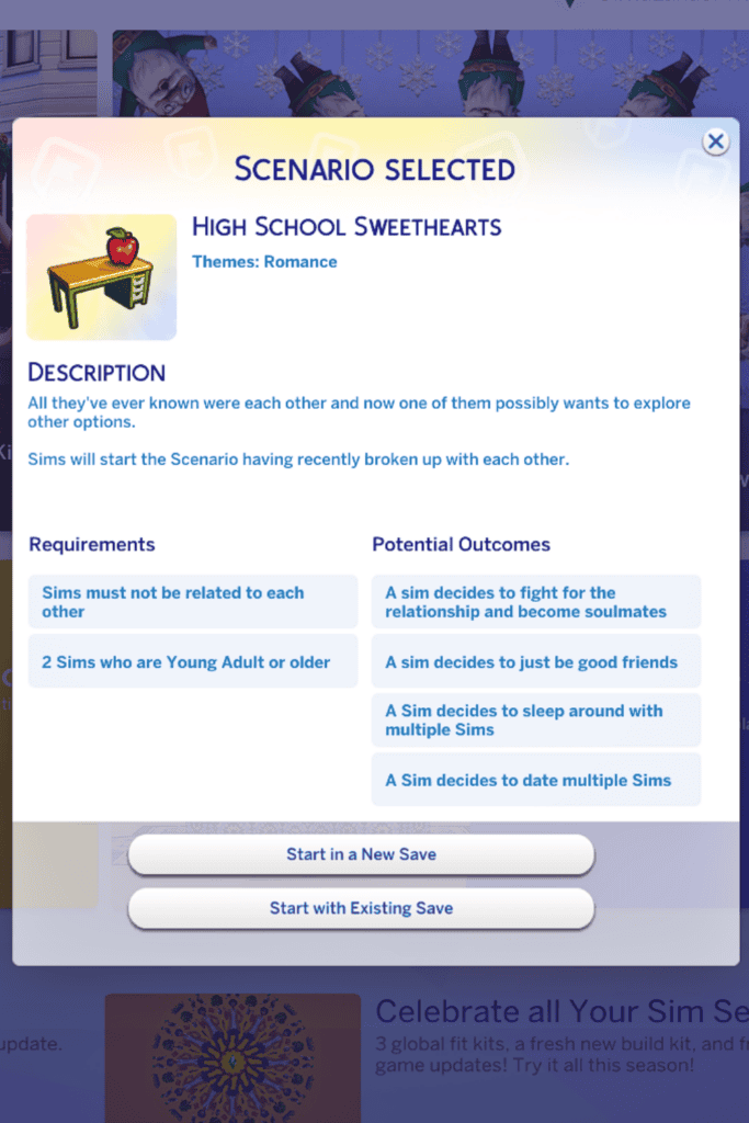 The Ultimate List of Sims 4 Custom Scenarios (Best Scenario Mods To ...