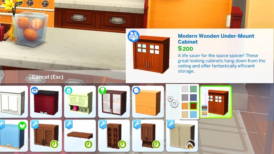 How to Make Half Cabinets in The Sims 4: Simple Guide to Custom ...