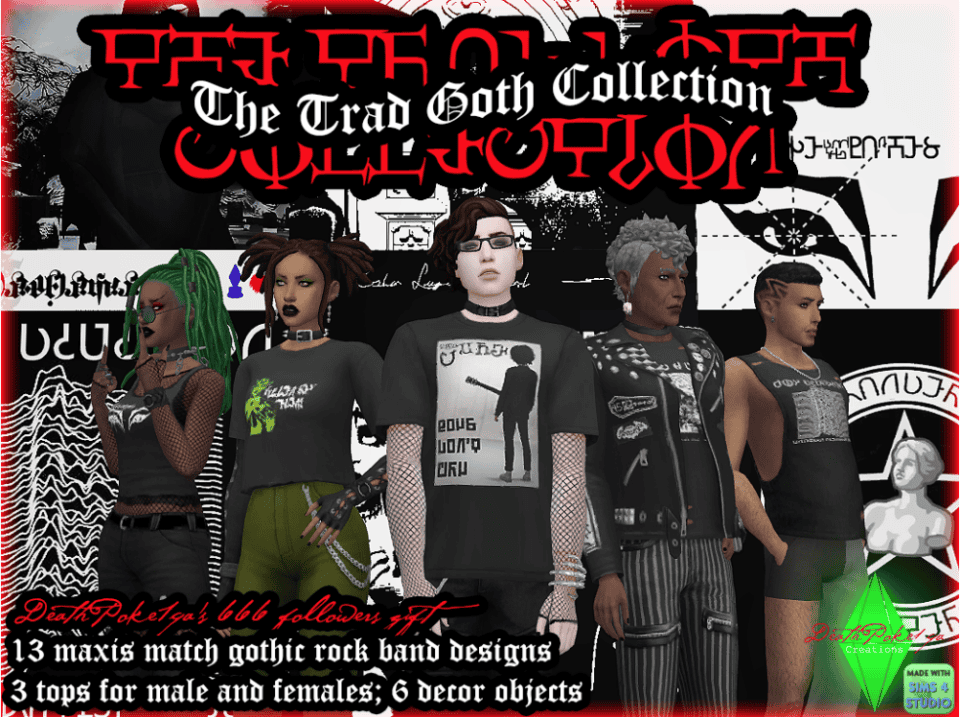 66+ Irresistible Sims 4 Goth CC To Unleash Your Dark Side (2026 Update ...