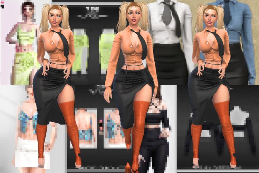 50+ Sims 4 Female Clothes CC: Tops, Dresses, Skirts, Jeans, and More ...