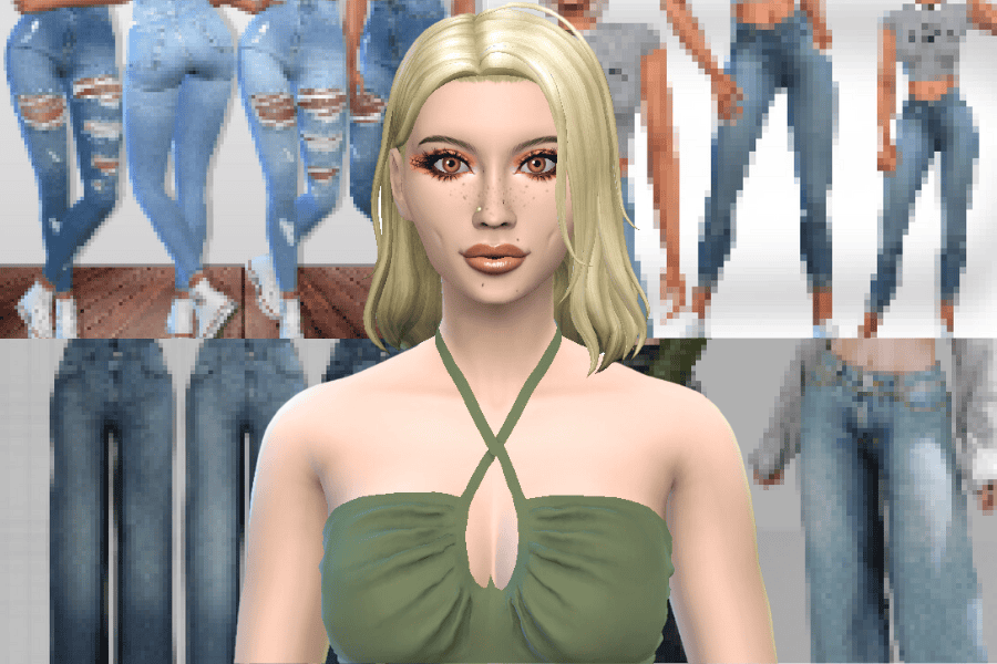 39+ Best Sims 4 Jeans CC Female: Denim, Skinny, Mom, Shorts, and More ...