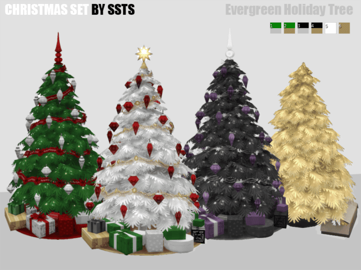 Festive Sims 4 Christmas Tree CC Finds