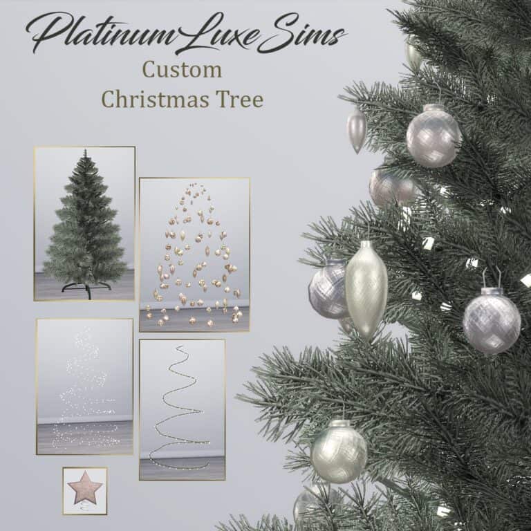 Festive Sims 4 Christmas Tree CC Finds