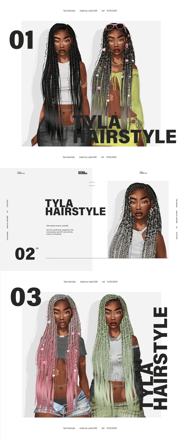 Top 27+ Sims 4 Braids CC: Boho, Knotless, Jumbo, Box Braids, And More