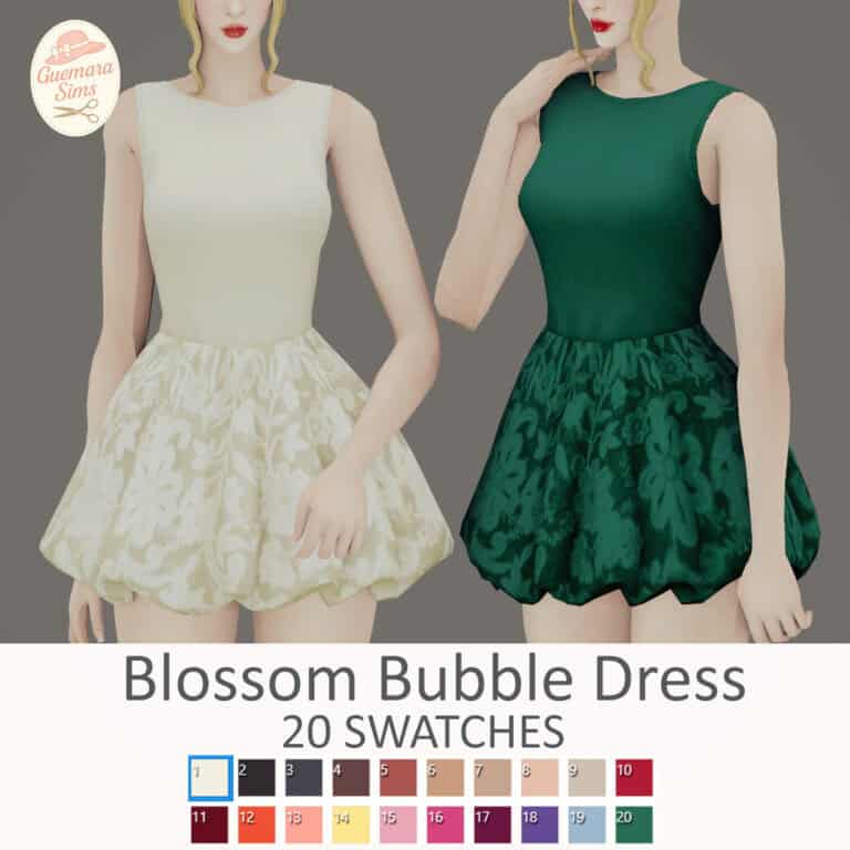 50+ Best Sims 4 Dress CC for Creating Feminine, Delicate, and Stunning ...