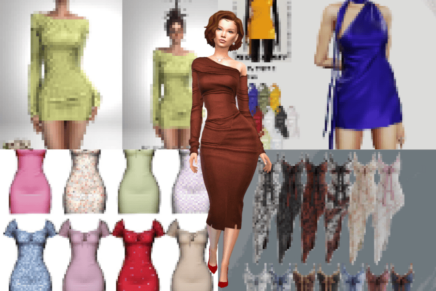 50+ Best Sims 4 Dress CC for Creating Feminine, Delicate, and Stunning ...