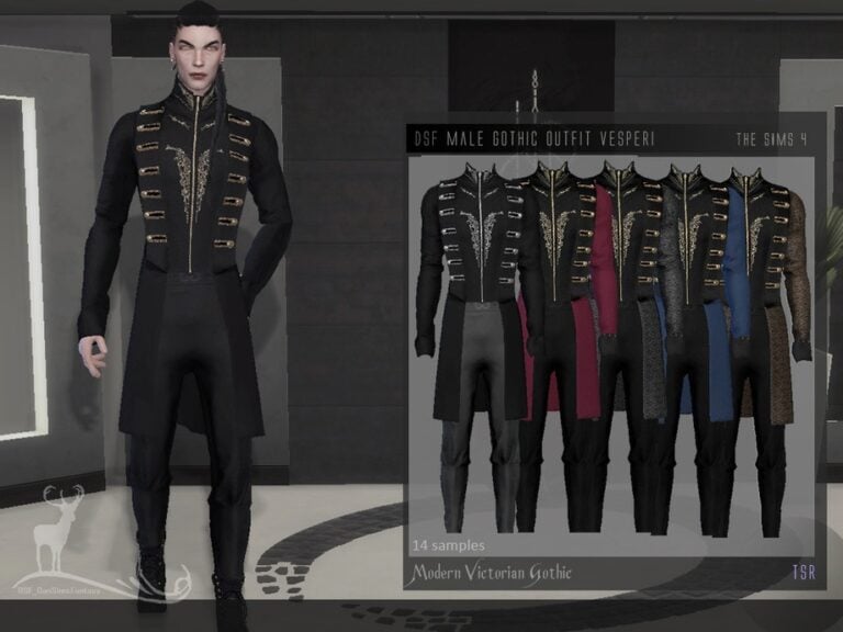 27+ Best Sims 4 Male Suit CC For Formal Elegant Wear