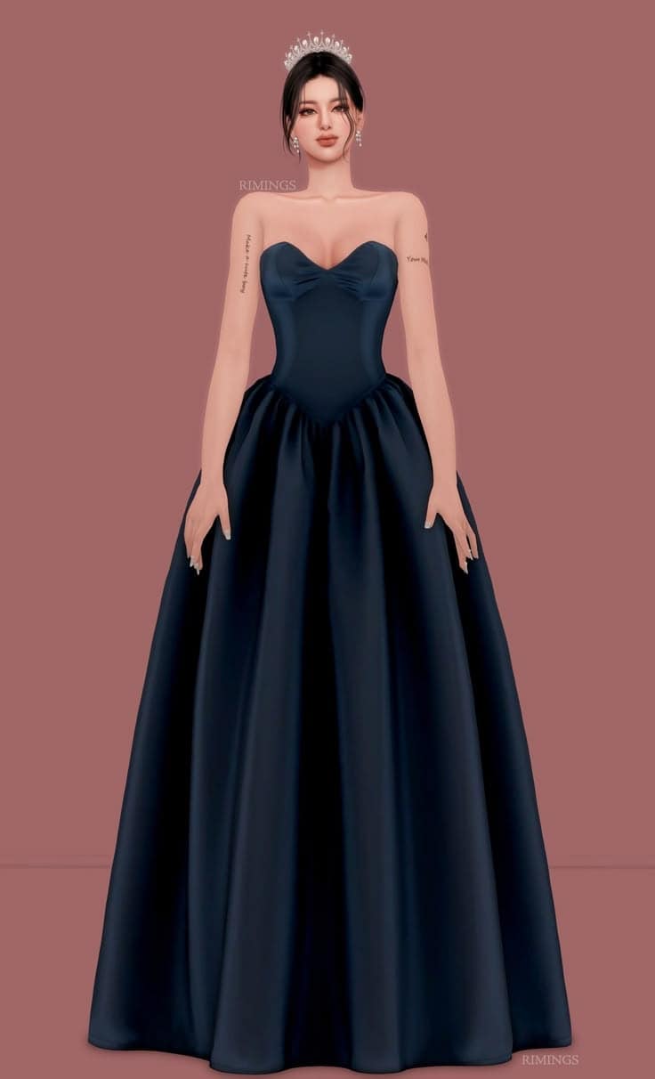 Top 40+ Sims 4 Gown CC for Stunning Formal Looks in Your Game