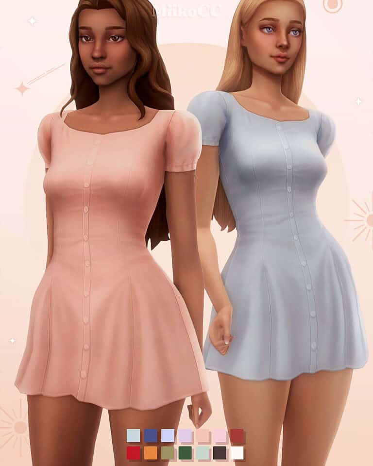 50+ Best Sims 4 Dress CC for Creating Feminine, Delicate, and Stunning ...
