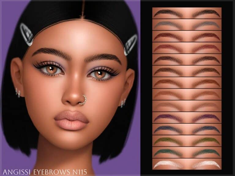 35+ Best Sims 4 Eyebrows CC: Must-Have Custom Content For Your Game