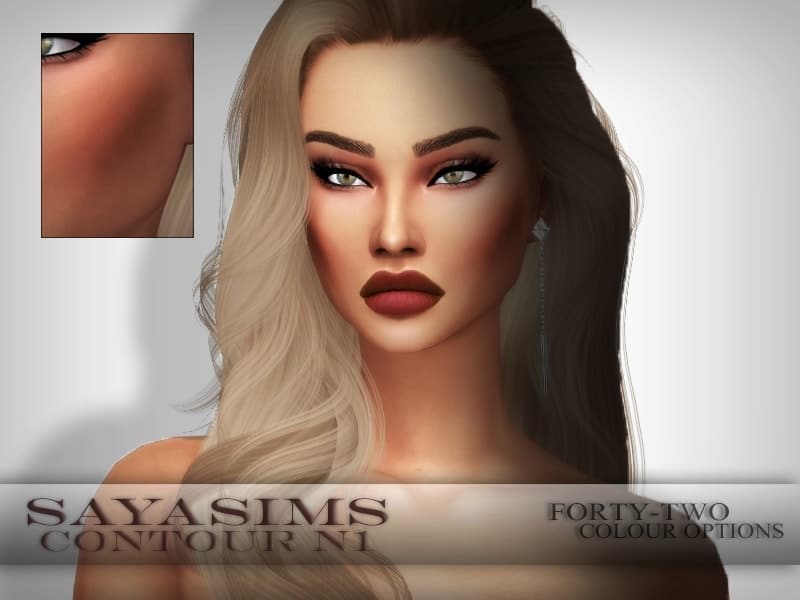 27+ Best Sims 4 Contour CC for Flawless Sim Makeup