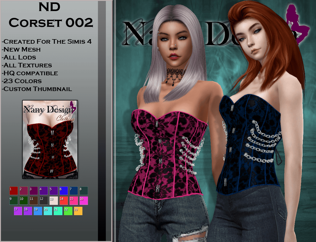 22+ Best Sims 4 Corset CC for A Snatched Waist