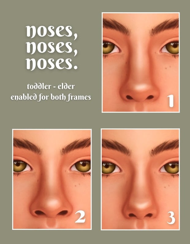 29+ BesSims 4 Nose Presets CC For Enhanced Character Creation And ...