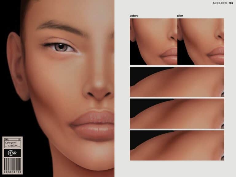 27+ Best Sims 4 Contour CC for Flawless Sim Makeup