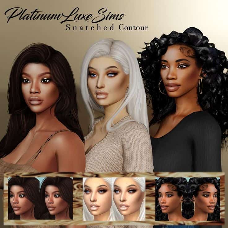 27+ Best Sims 4 Contour CC for Flawless Sim Makeup