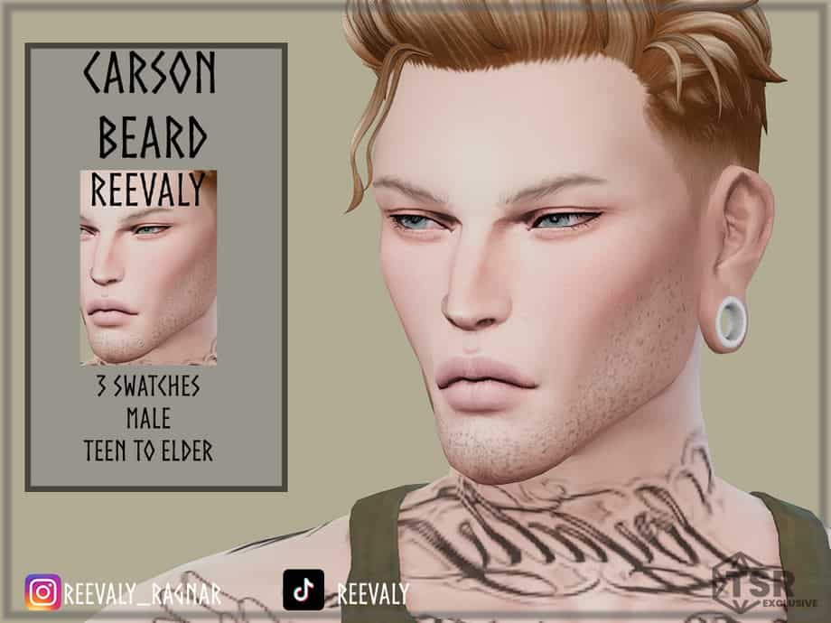 34+ Best Sims 4 Facial Hair CC for Realistic Beards and Mustaches