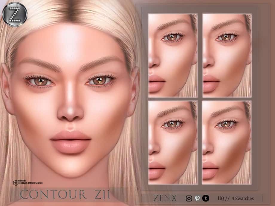 27+ Best Sims 4 Contour CC for Flawless Sim Makeup