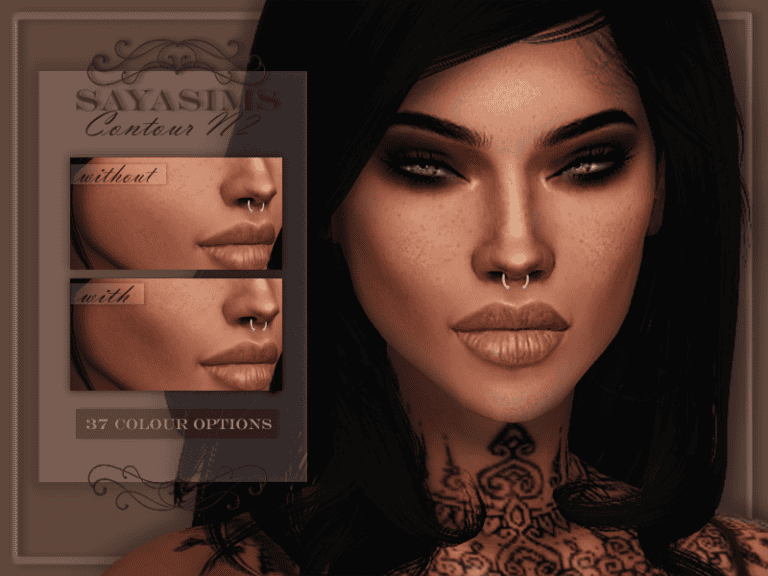 27+ Best Sims 4 Contour CC for Flawless Sim Makeup