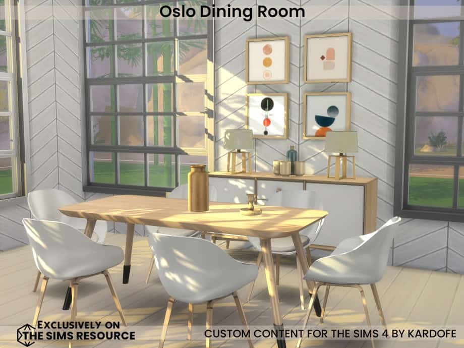 22+ Top Sims 4 Dining Room CC to Create A Beautiful Eating Area