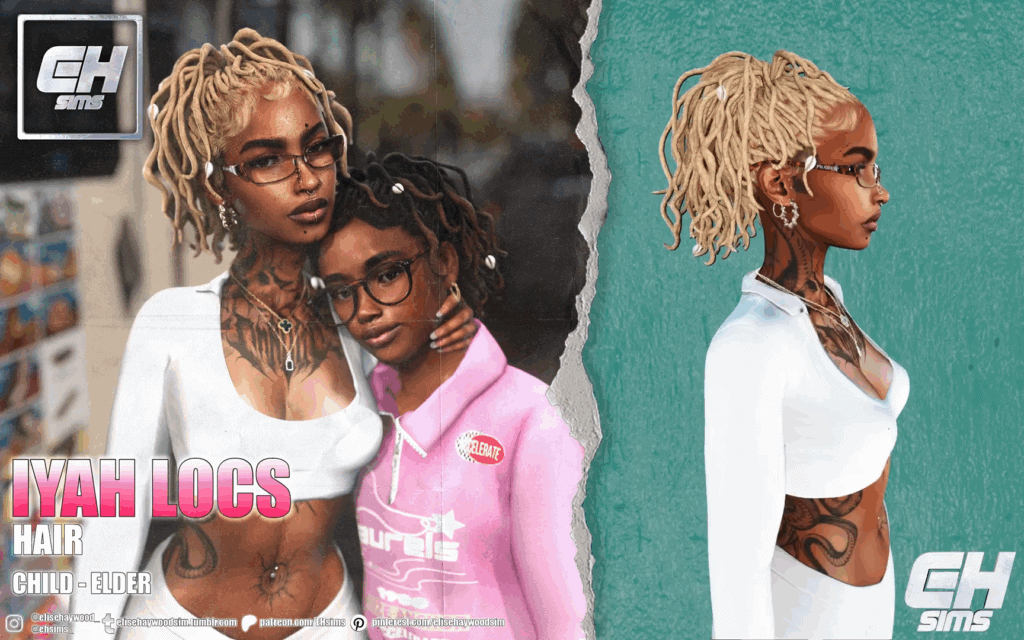 32+ Best Sims 4 Urban Hair CC: Lace Frontals, Wigs, Buss' Downs, Box ...