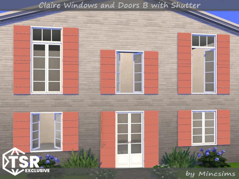 30+ Best Sims 4 Windows CC: French, Stained Glass, Sliding, Skylights ...