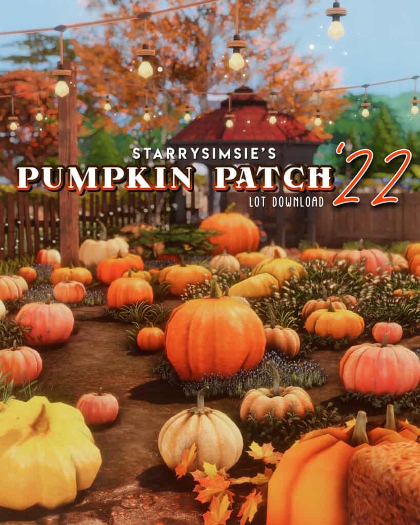 15+ Best Sims 4 Pumpkin Patch CC and Lots