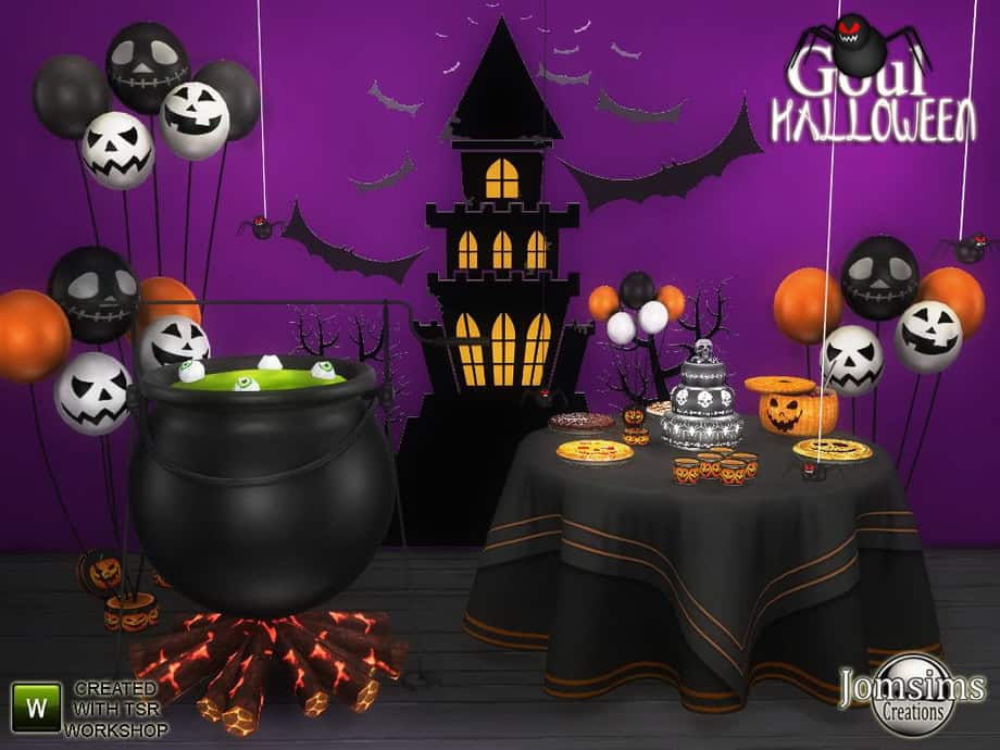 Best Sims 4 Halloween Decorations CC for Spooky Builds