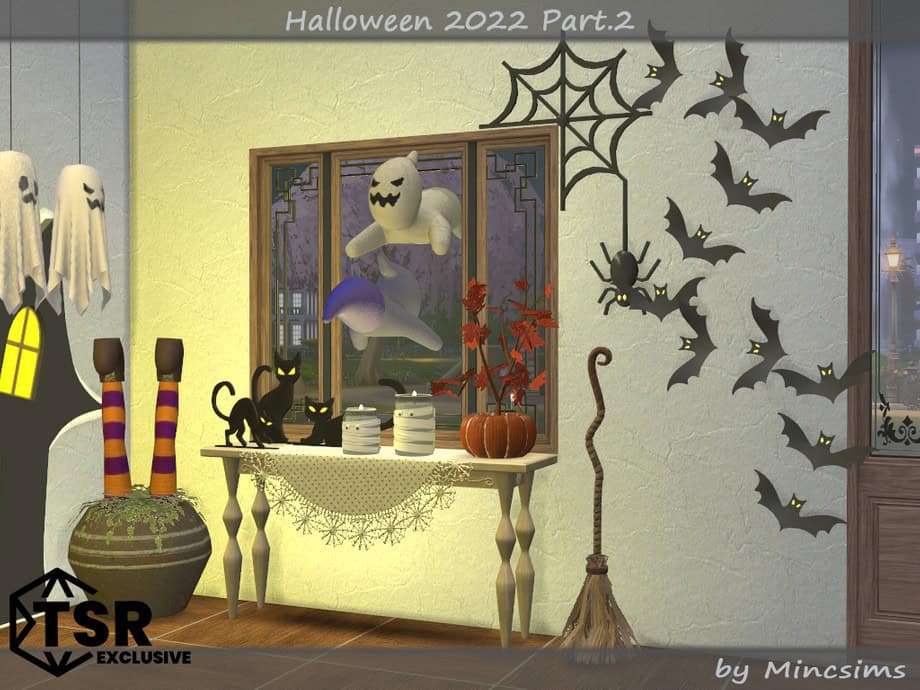 Best Sims 4 Halloween Decorations CC for Spooky Builds