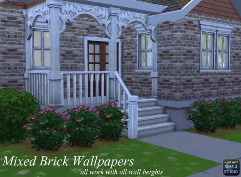 Best Sims 4 Brick Wall CC for Realistic Interiors and Exteriors