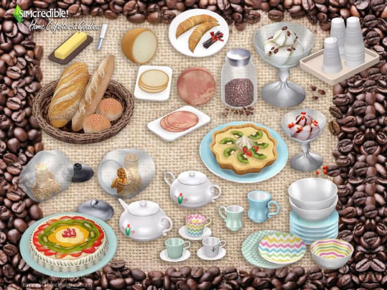 22+ Best Sims 4 Food Clutter CC To Enhance Your Kitchen Aesthetic