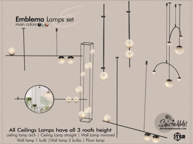 Best Sims 4 Lamps CC for Stunning In-Game Lighting Options