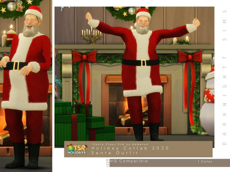 Best Sims 4 Santa CC Items for Festive Gameplay