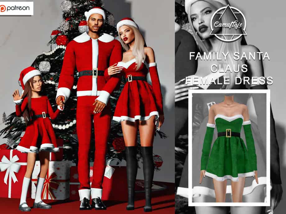 Best Sims 4 Santa CC Items for Festive Gameplay