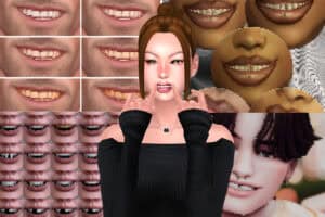 Must-Have Sims 4 Teeth CC: Normal, Supernatural, Gems, and Braces