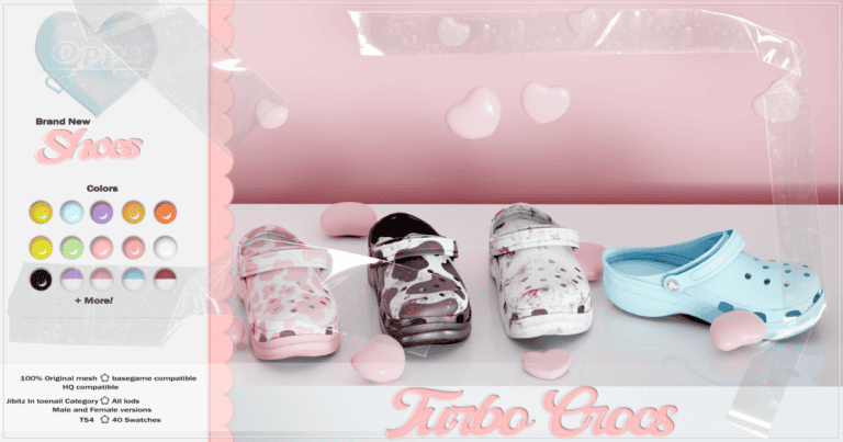 Best Sims 4 Crocs CC for Fashionable Looks