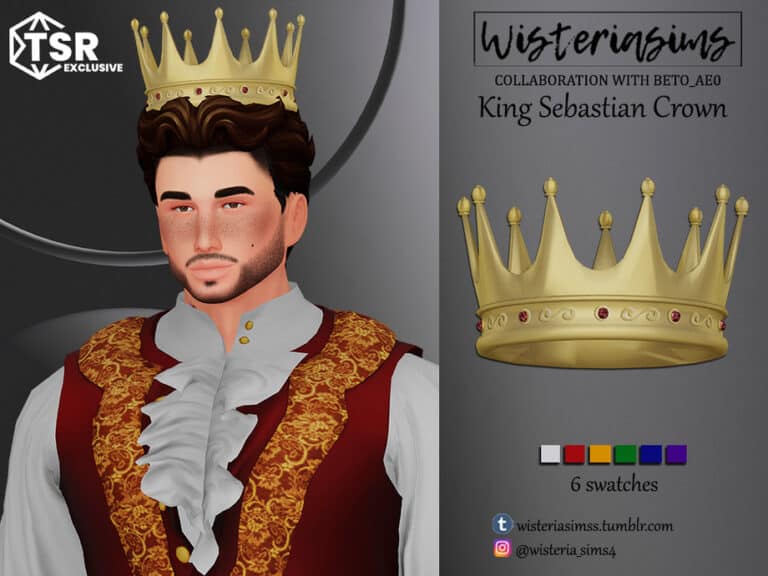 Best Sims 4 Crown CC for Royal Looks