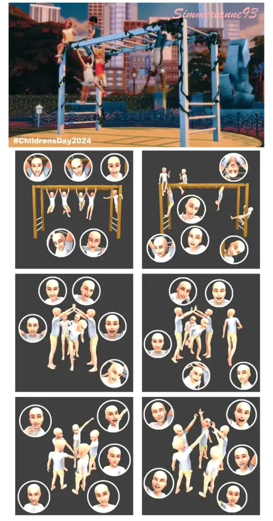 Best Sims 4 Child Poses for Realistic Screenshots