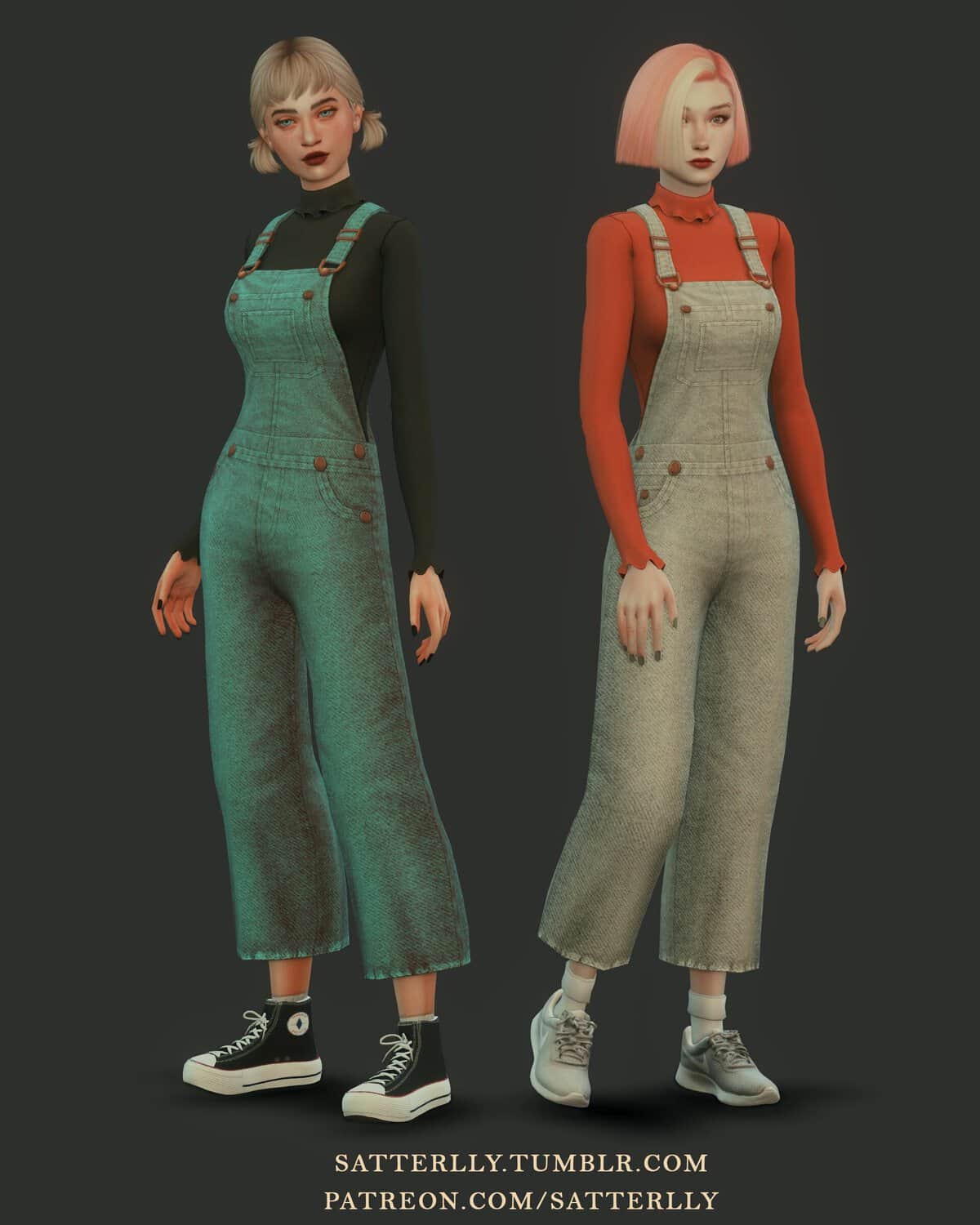 Sims 4 Overalls CC For Cute, Casual and Cottagecore Outfits