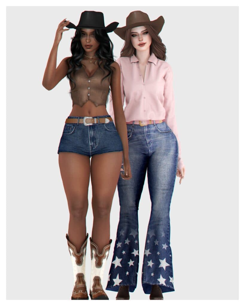 Best Sims 4 Cowboy CC for Stylish Cowgirl and Ranch Gameplay
